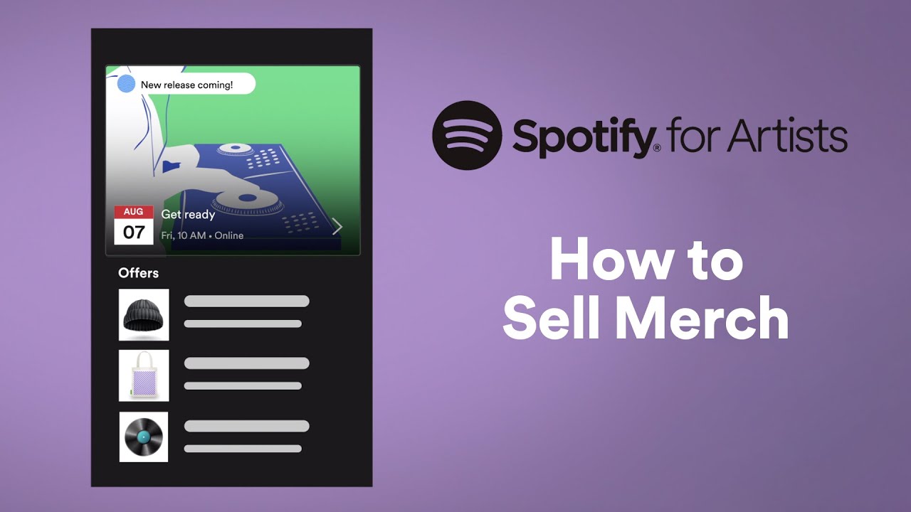 How To Sell Your Merch on Spotify (The Smart Way) - Omari MC